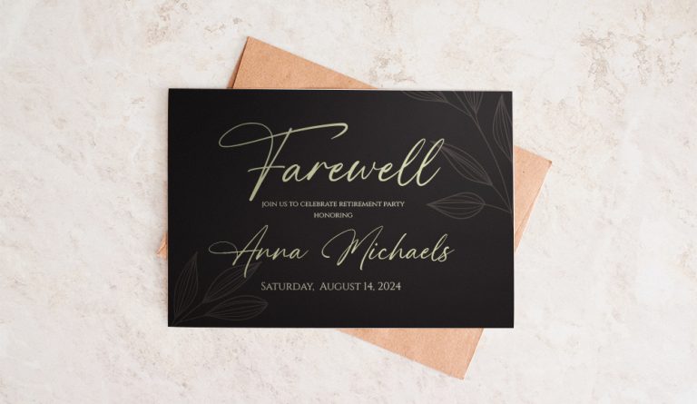 Farewell Invitation Card Ideas: The A-Z Of Perfect Farewell Invites